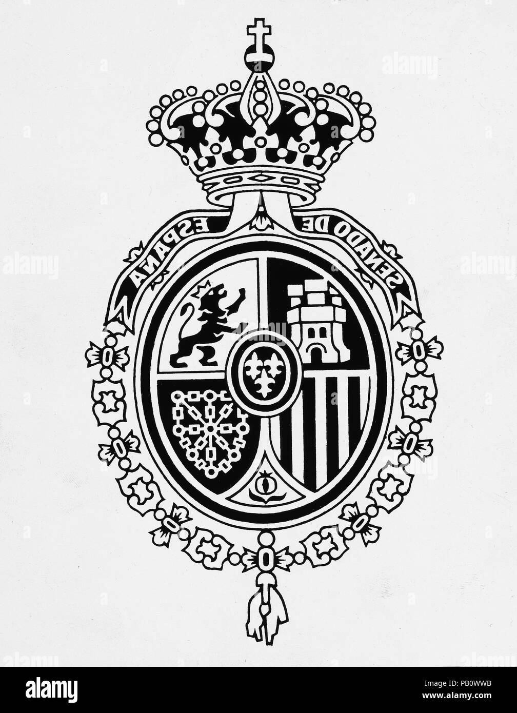 Escudo imperial Black and White Stock Photos & Images - Alamy