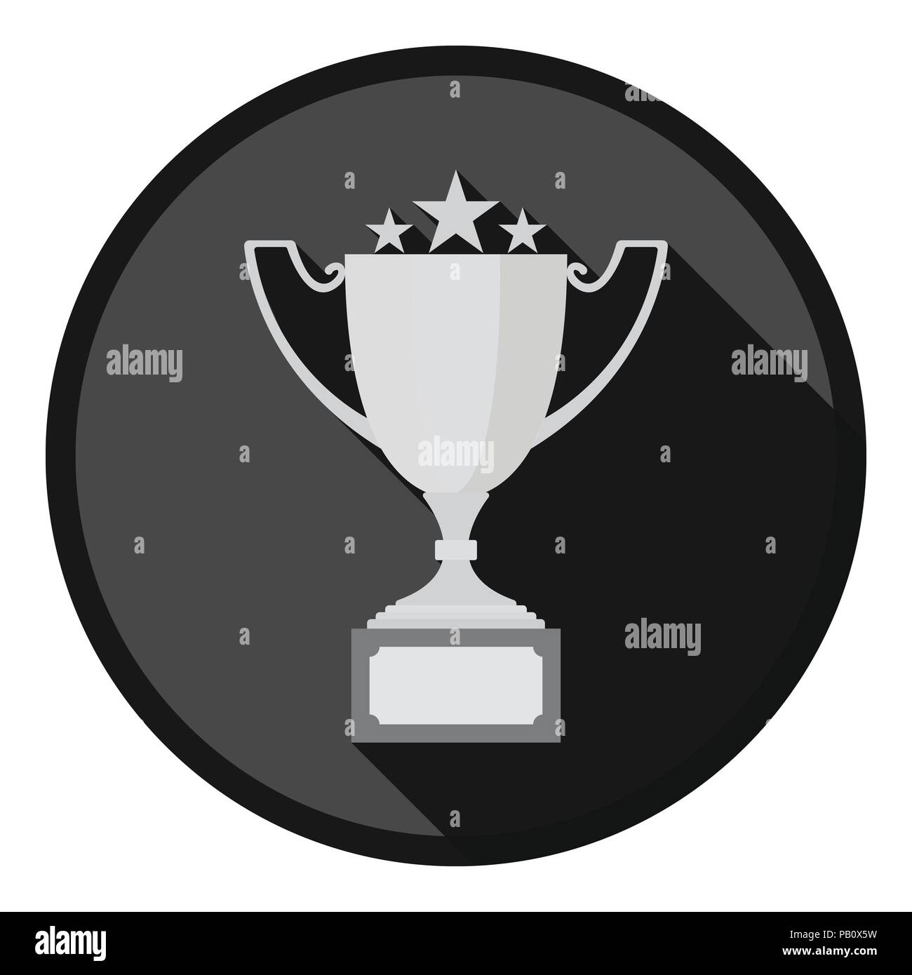 Challenge cup icon in monochrome style isolated on white background ...