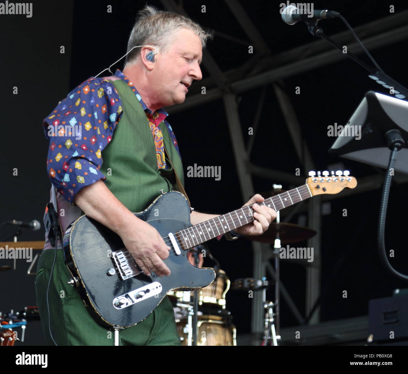 London, UK. Squeeze at the British Summertime Festival at Hyde Park ...