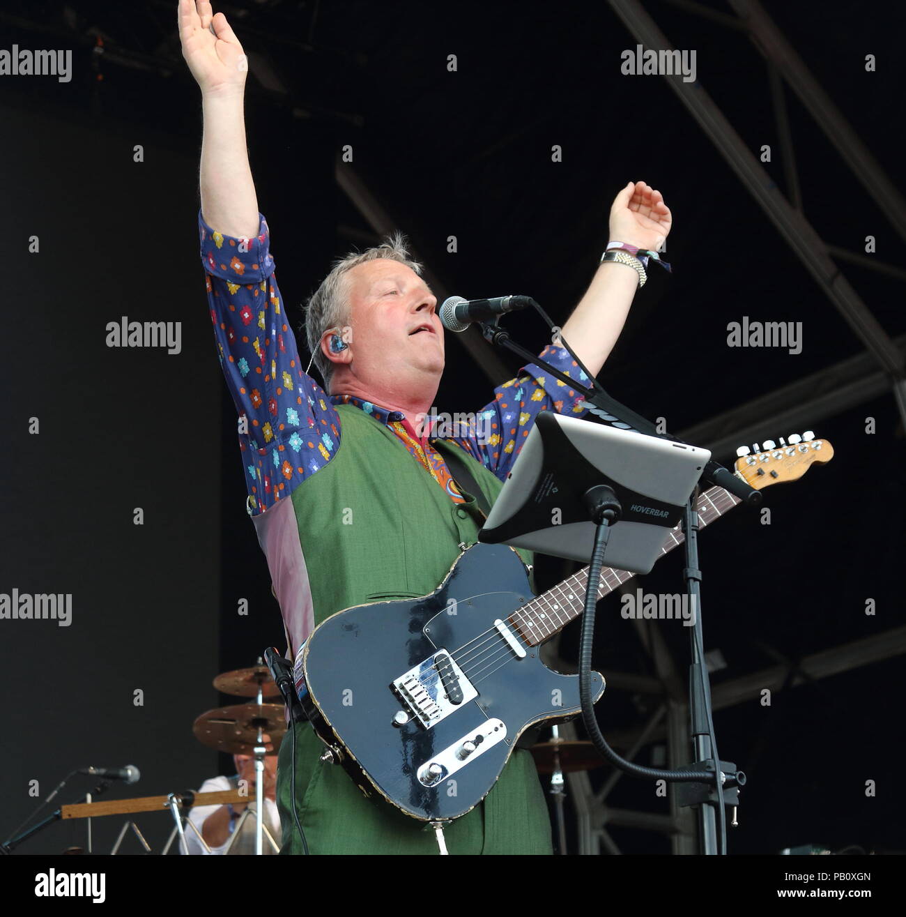 London, UK. Squeeze at the British Summertime Festival at Hyde Park ...