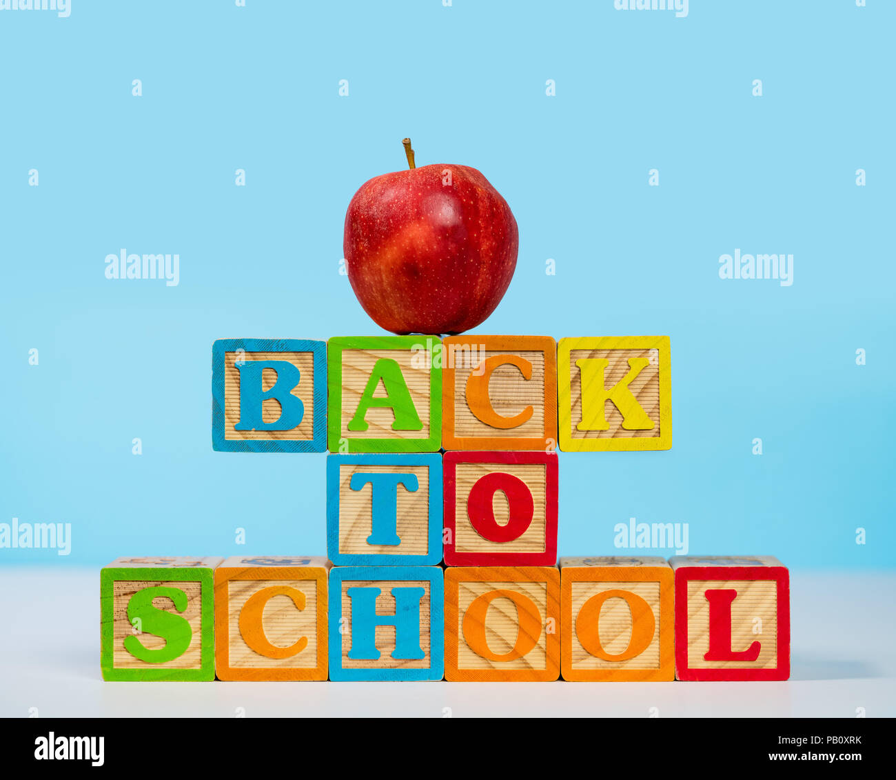 Alphabet wooden blocks hi-res stock photography and images - Alamy