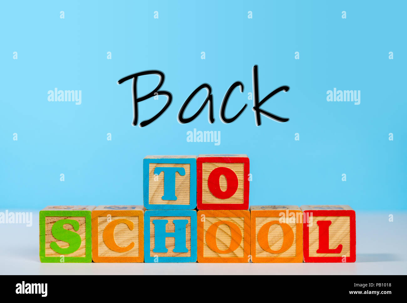 Alphabet wooden blocks hi-res stock photography and images - Alamy