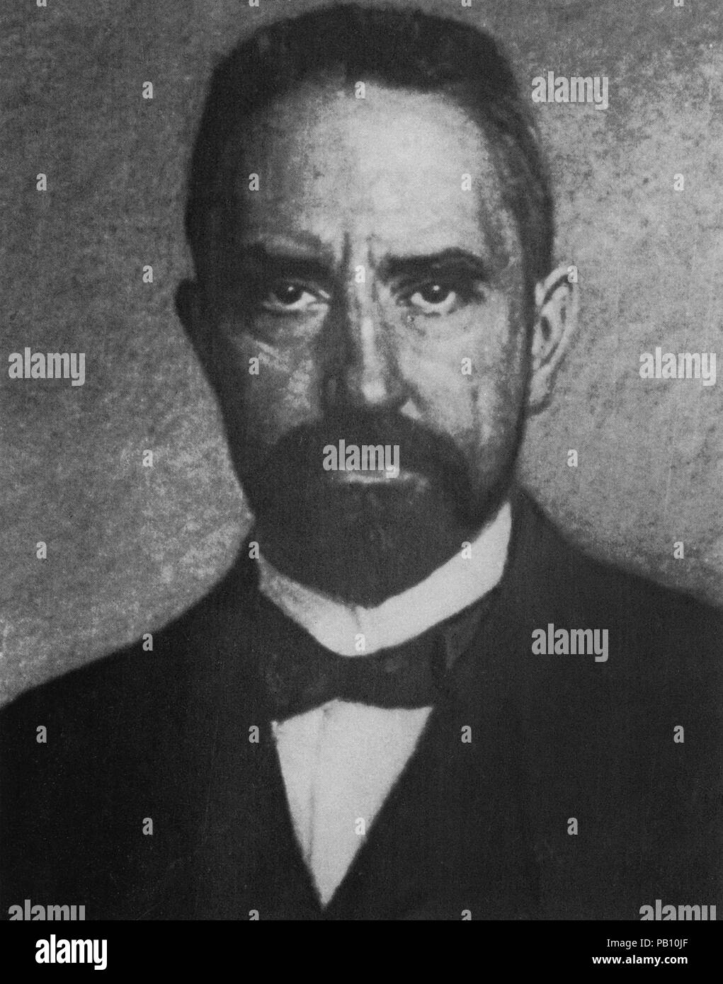 Hugo Stinnes (1870-1924), German Industrialist and Politician, Head and ...