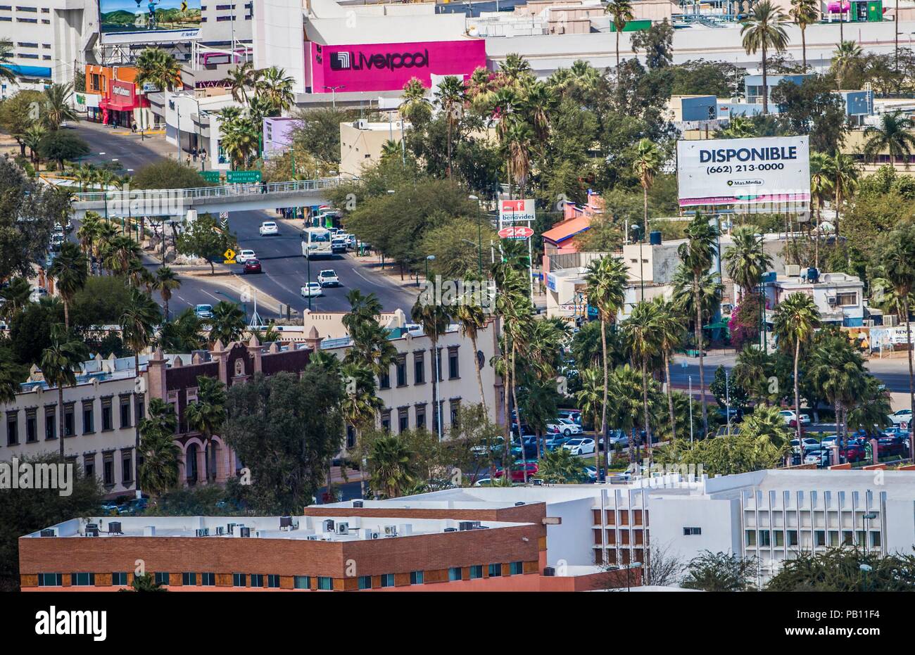Rectory building of the University of Sonora in Hermosillo, Mexico ...