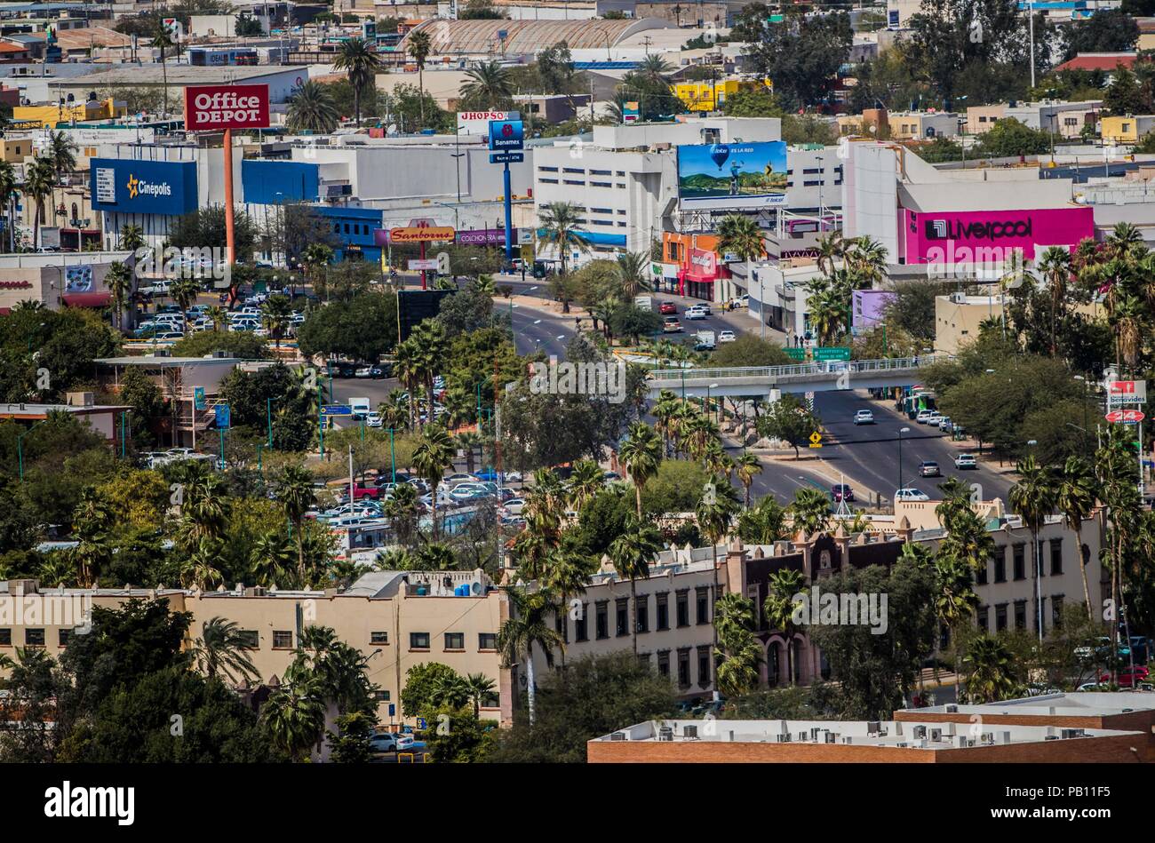 Rectory building of the University of Sonora in Hermosillo, Mexico ...