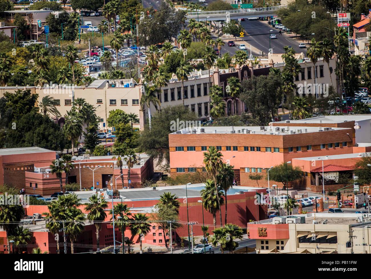 Rectory building of the University of Sonora in Hermosillo, Mexico ...