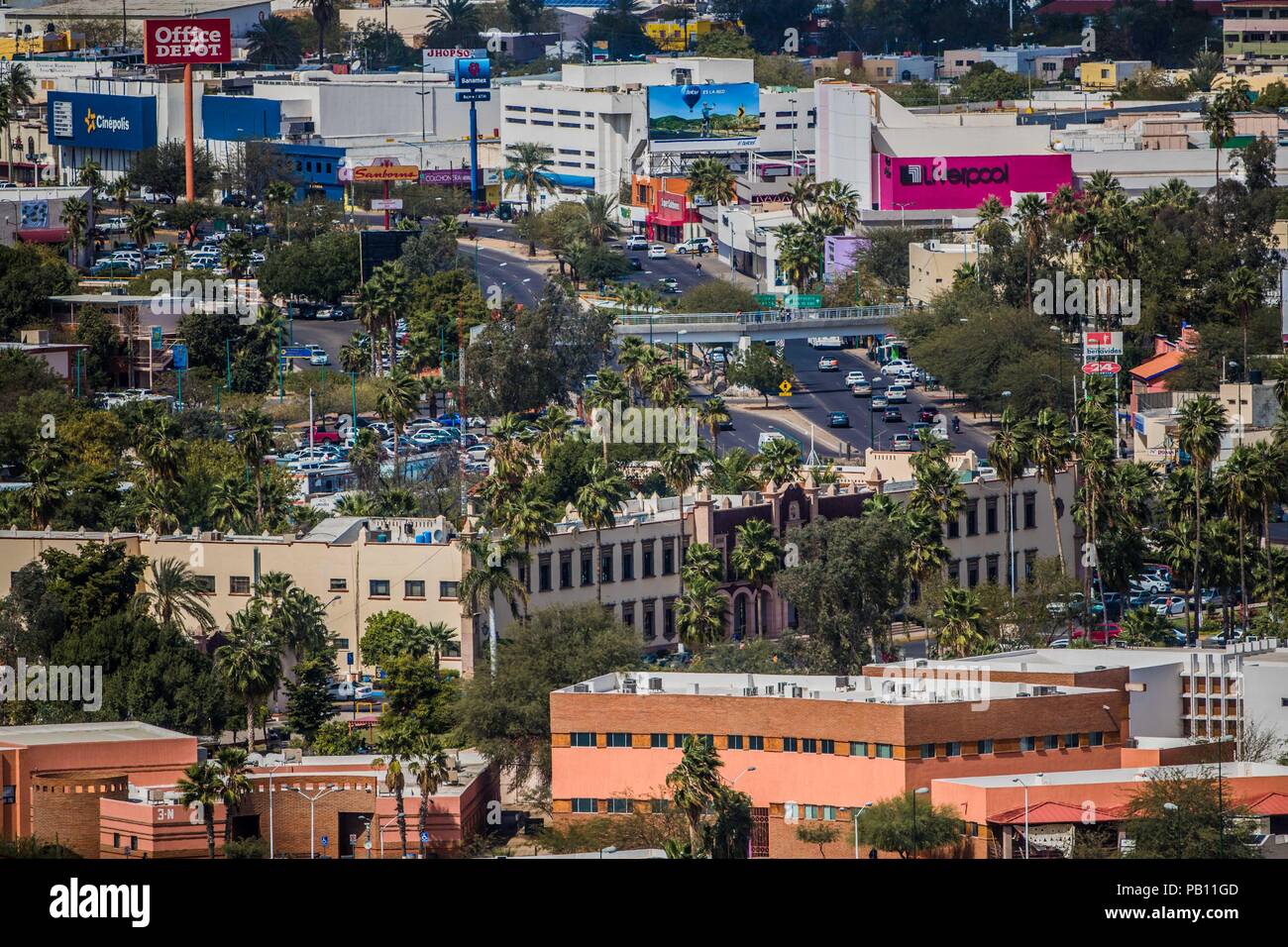 Rectory building of the University of Sonora in Hermosillo, Mexico ...