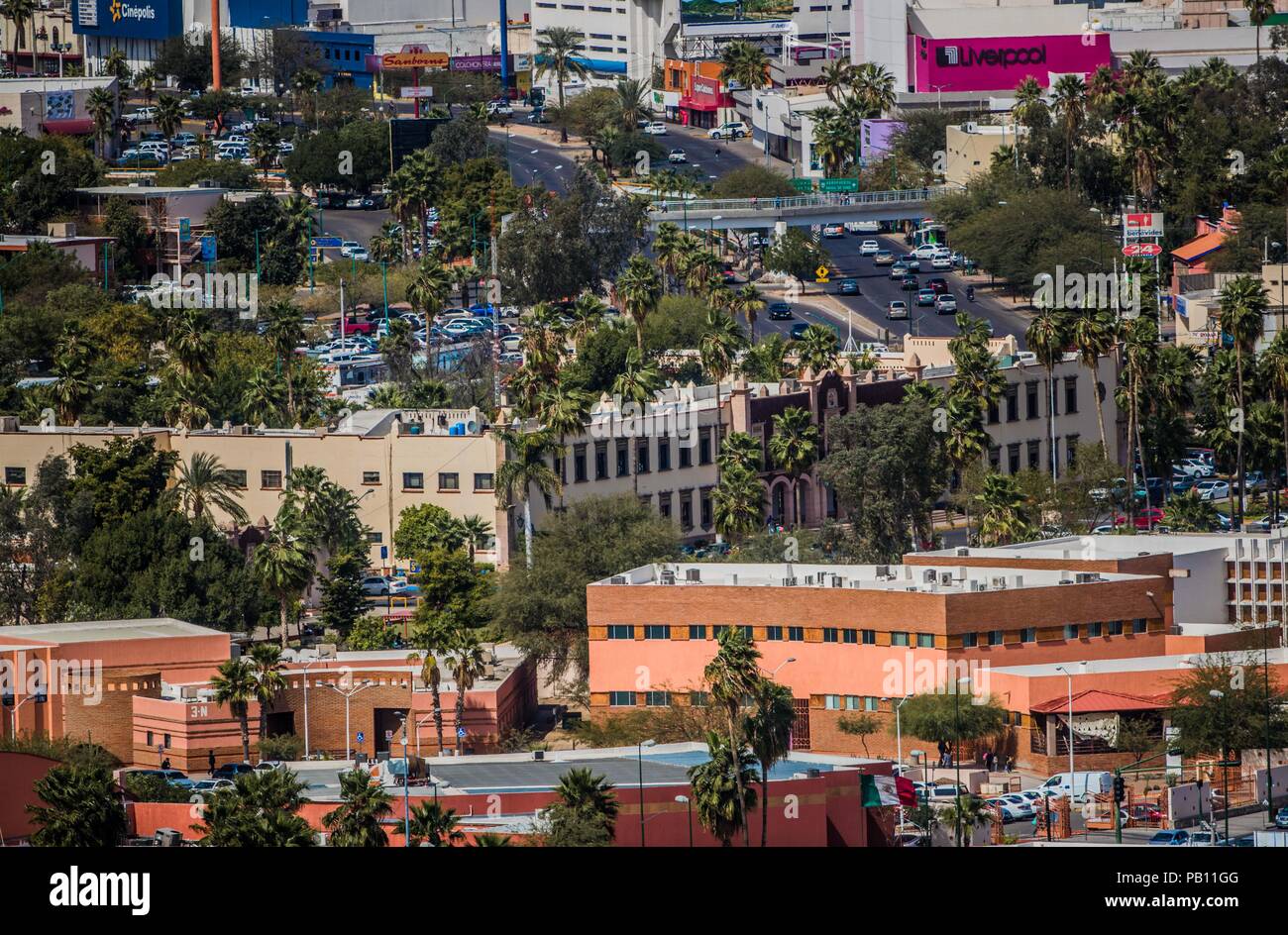 Rectory building of the University of Sonora in Hermosillo, Mexico ...