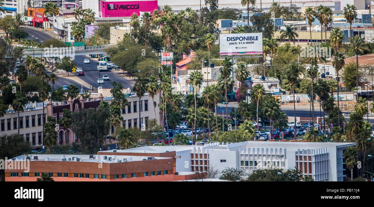 Rectory building of the University of Sonora in Hermosillo, Mexico ...