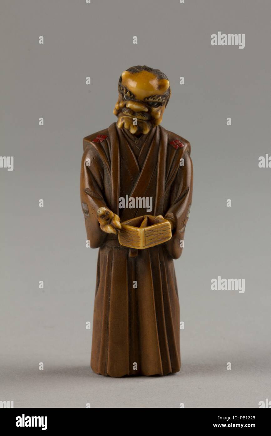 Netsuke of Demon. Culture: Japan. Dimensions: H. 2 1/2 in. (6.4 cm ...