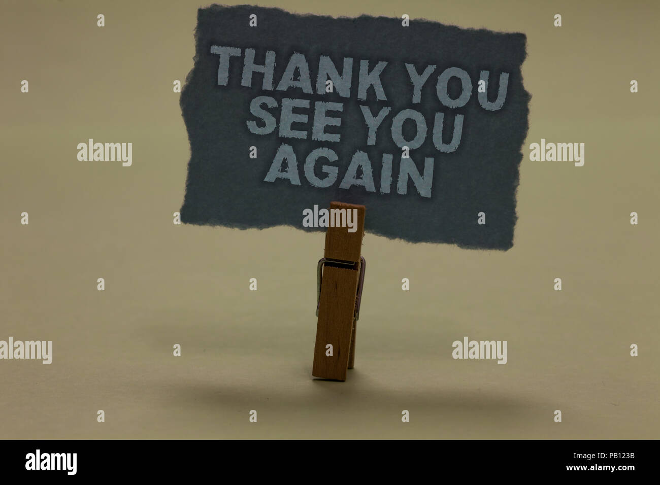 Handwriting text writing Thank You See You Again. Concept meaning ...