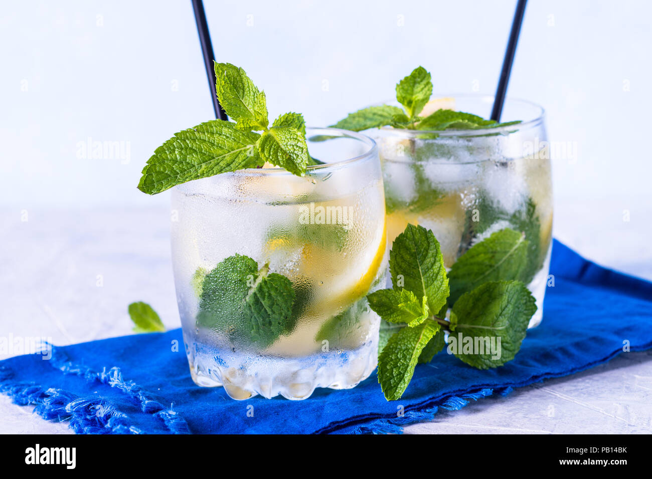 Lemonade summer cold drink Stock Photo - Alamy