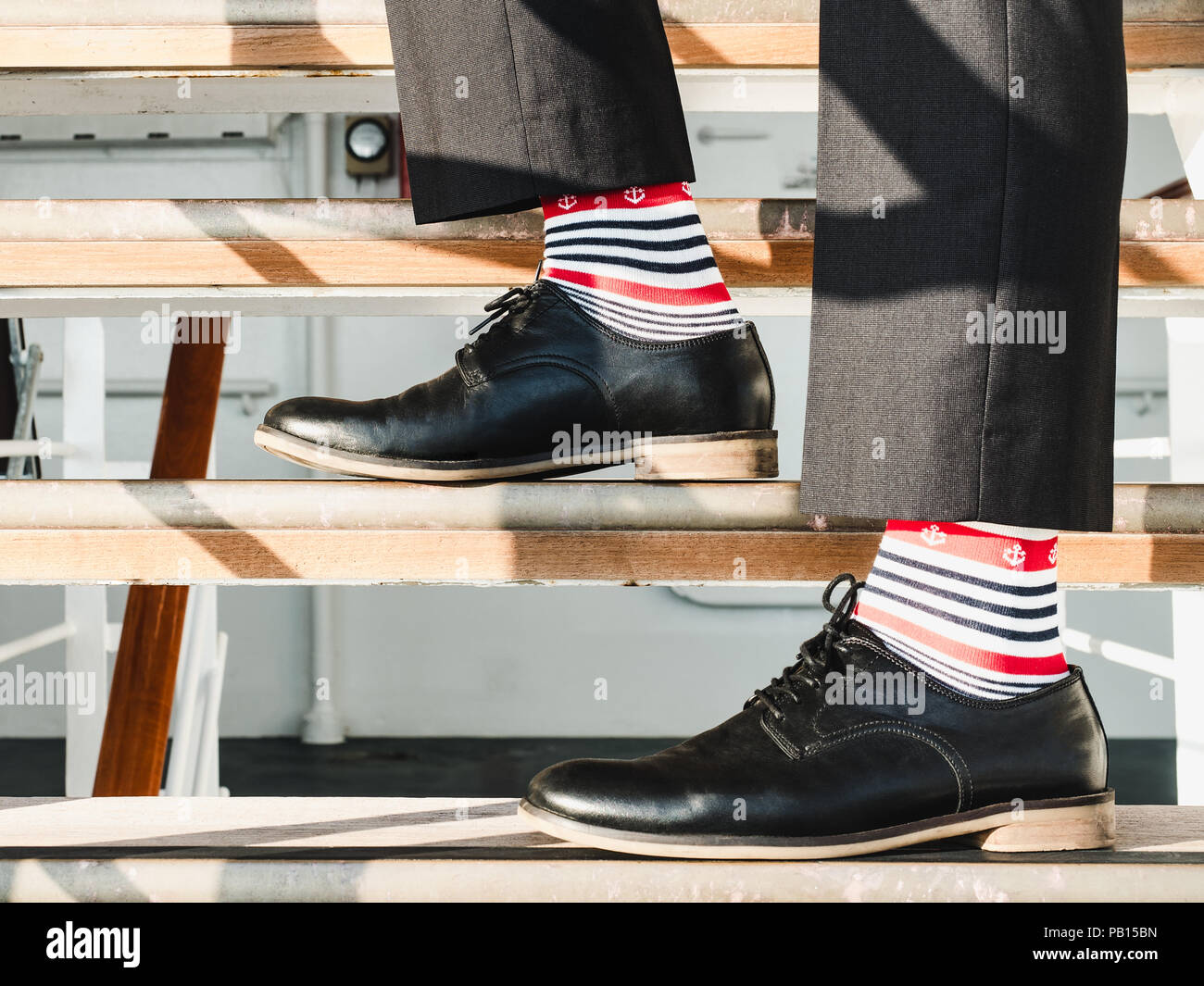 Sock on stairs hi-res stock photography and images - Alamy