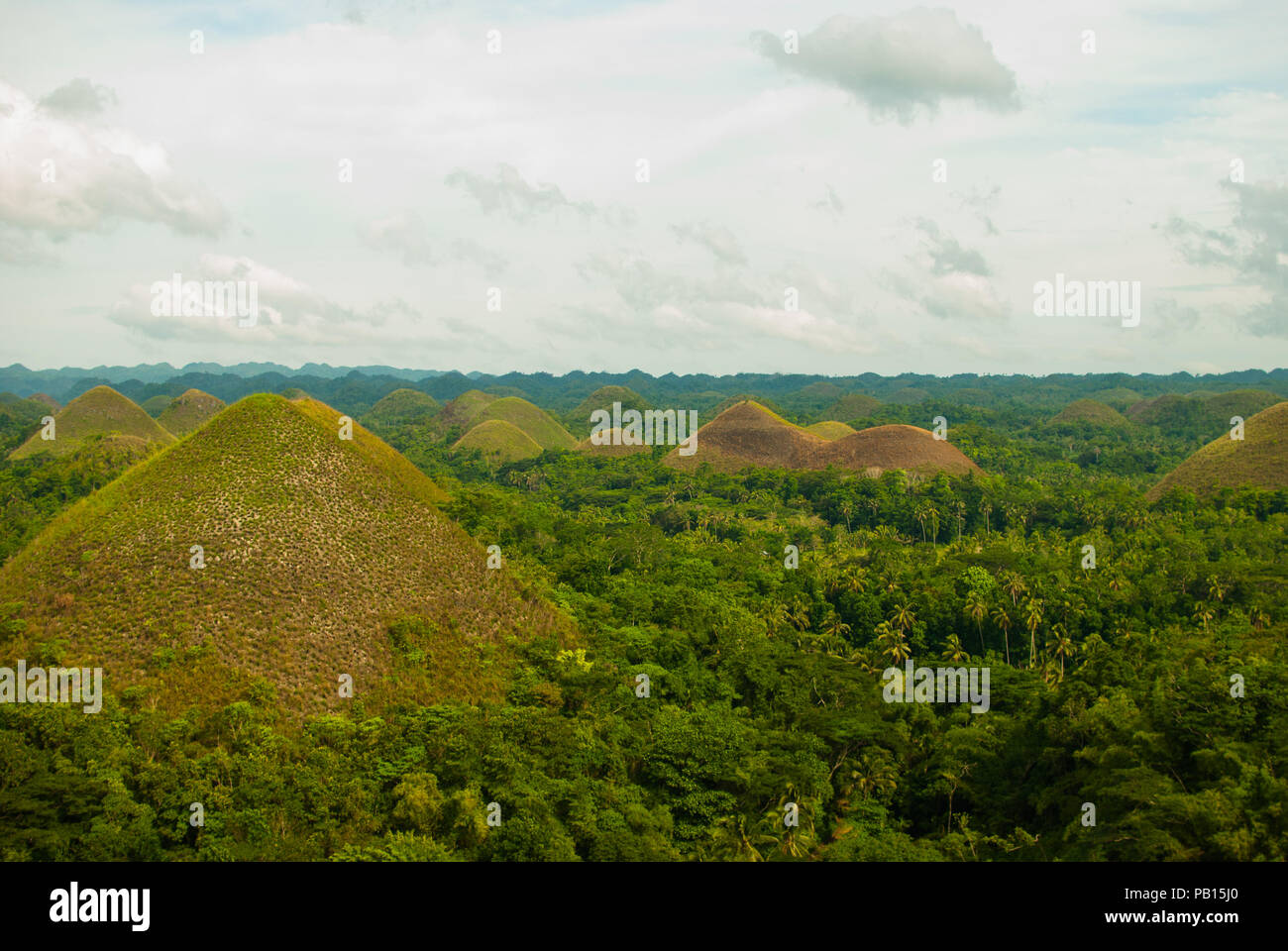 The hills of Bohol Stock Photo - Alamy
