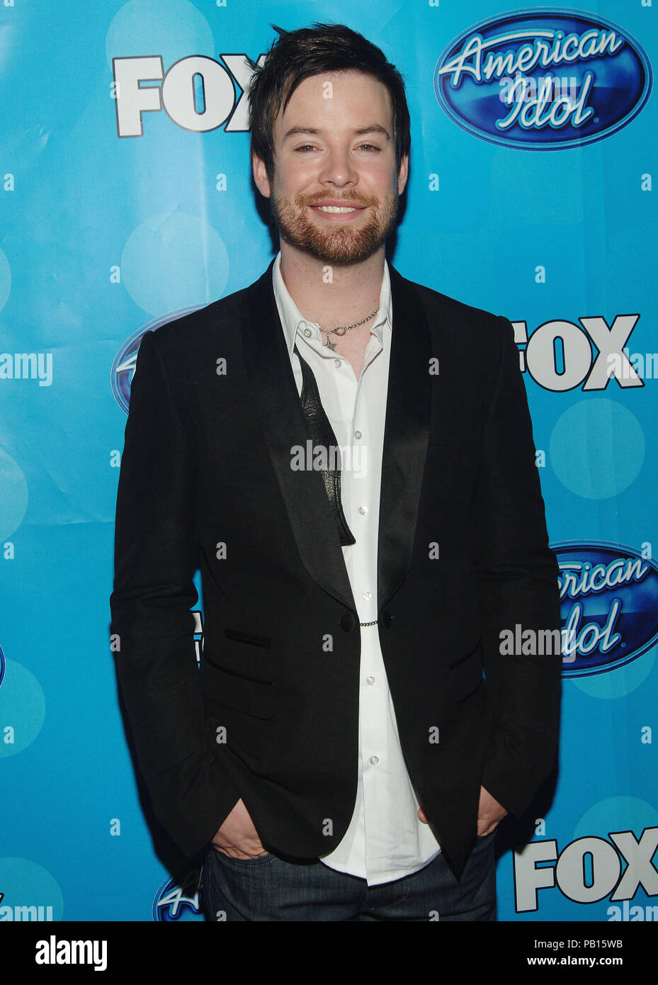 The winner of American Idol David Cook - American Idol Finale 2008 at ...