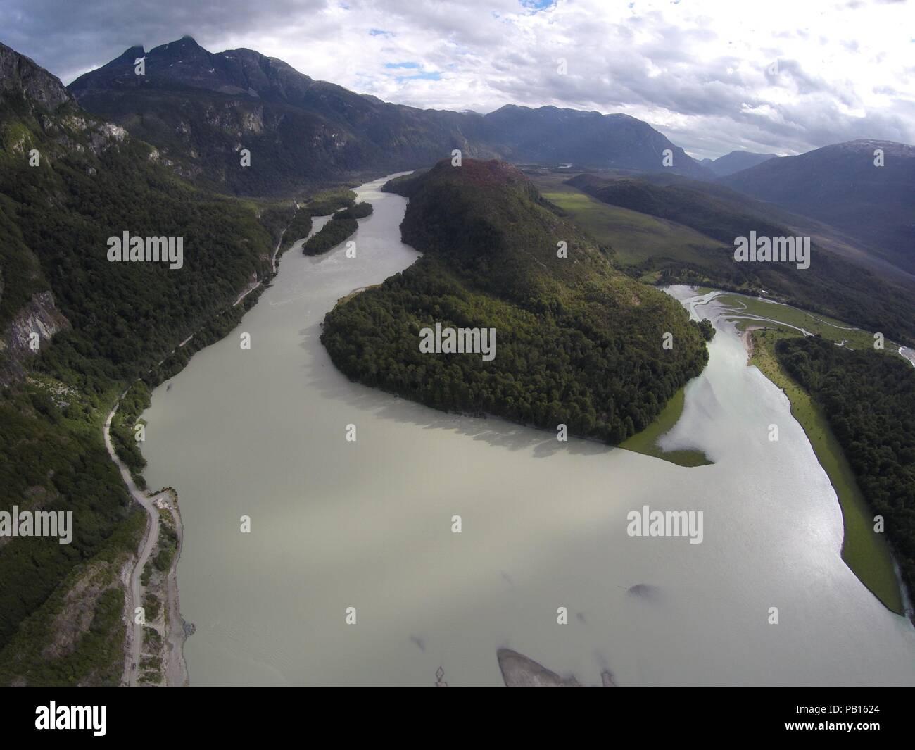 Rio Baker. Carretera Austral. Patagonia, Chile Stock Photo - Alamy