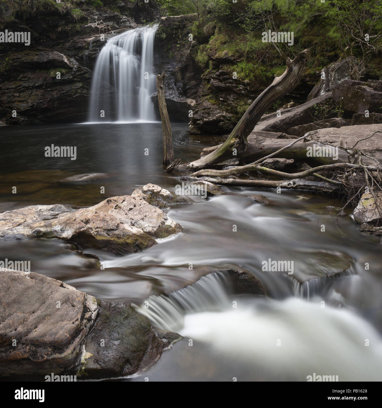 River falloch waterfall hi-res stock photography and images - Alamy