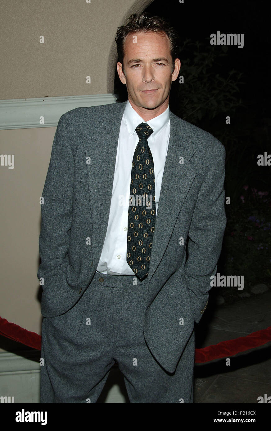 Luke Perry arriving at the NBC tca Party at the Ritz Carlton in ...