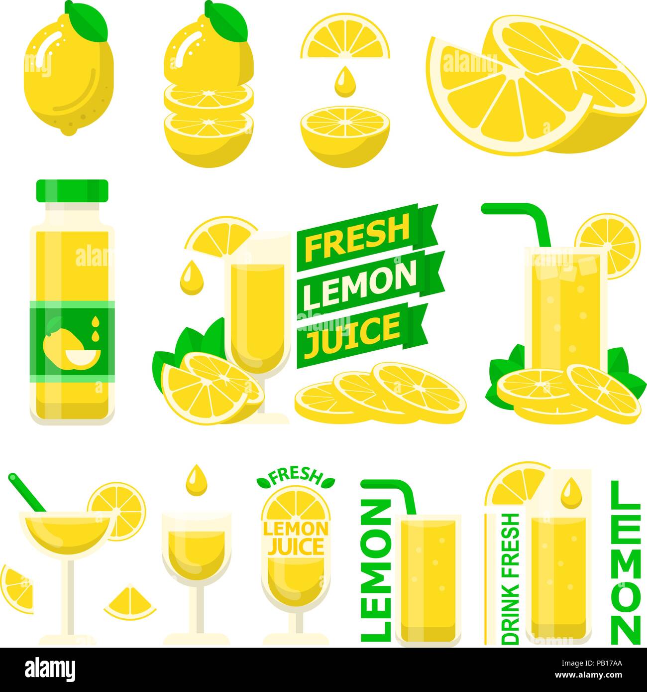 Fuit juice Stock Vector Images - Alamy