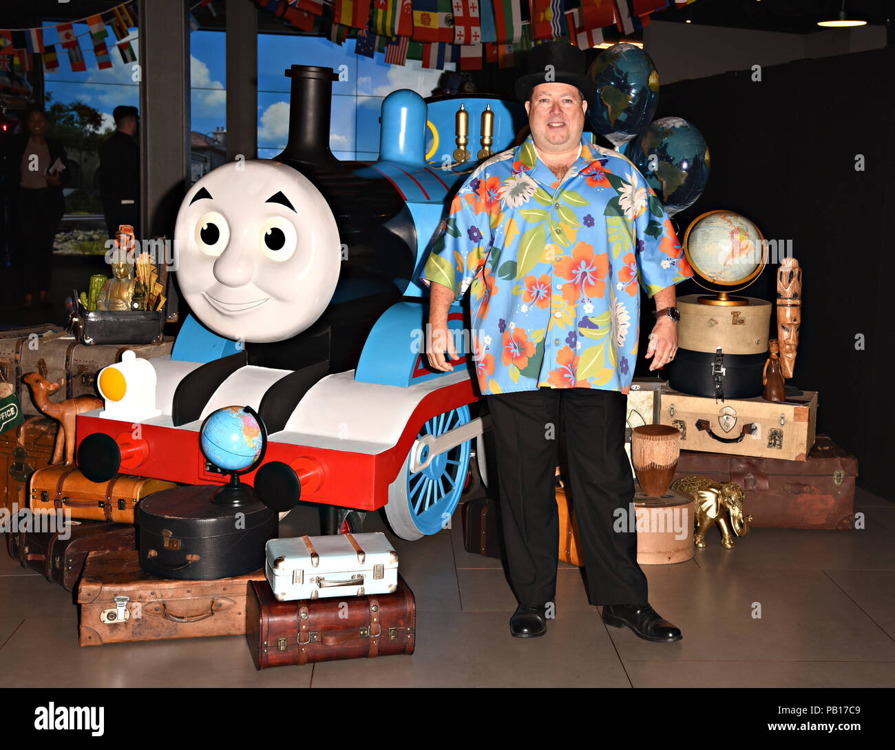 London, UK. The Fat Controller at The Global Premiere of Thomas And ...