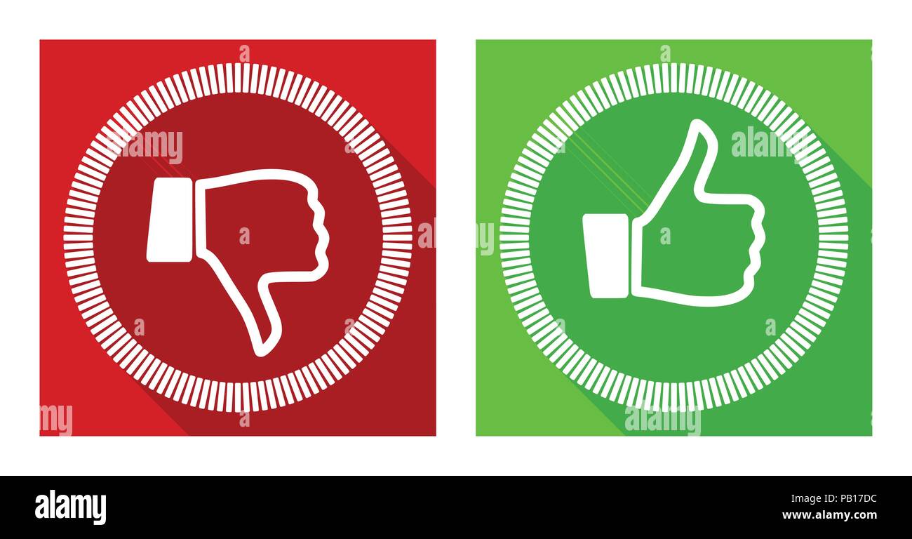 like dislike icon Stock Vector Image & Art - Alamy