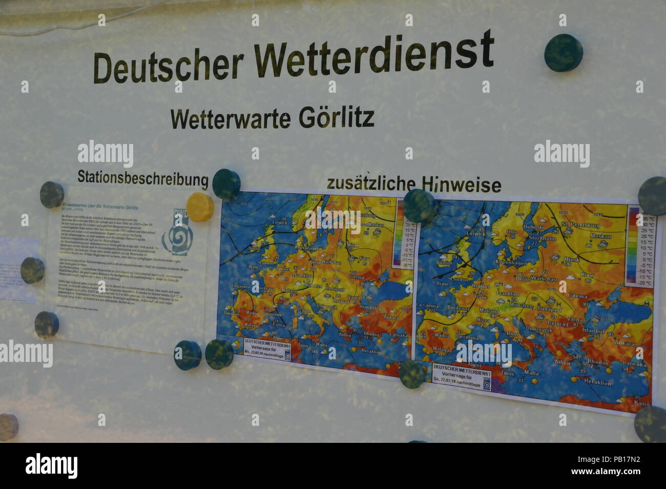 goerlitz saxony germany 2018 deutscher wetterdienst wetterwarte German ...