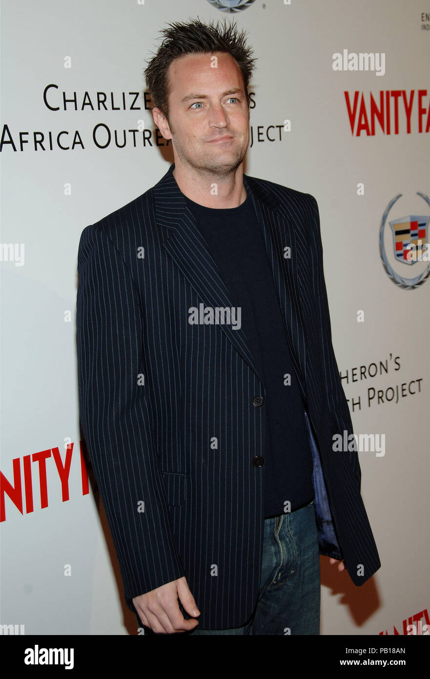 Matthew Perry arriving at the Vanity Fair and Entertainment Industry ...