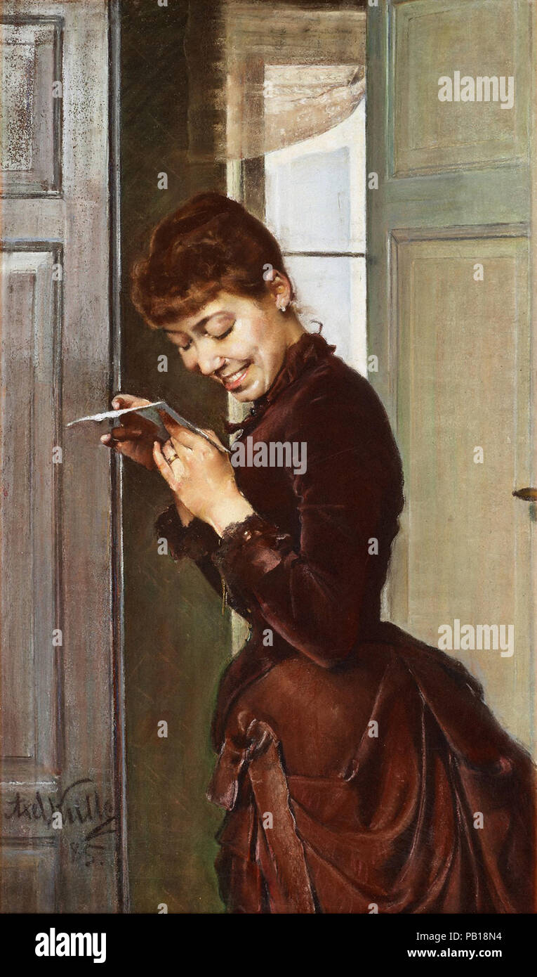 Kulle Axel - the Love Letter Stock Photo - Alamy