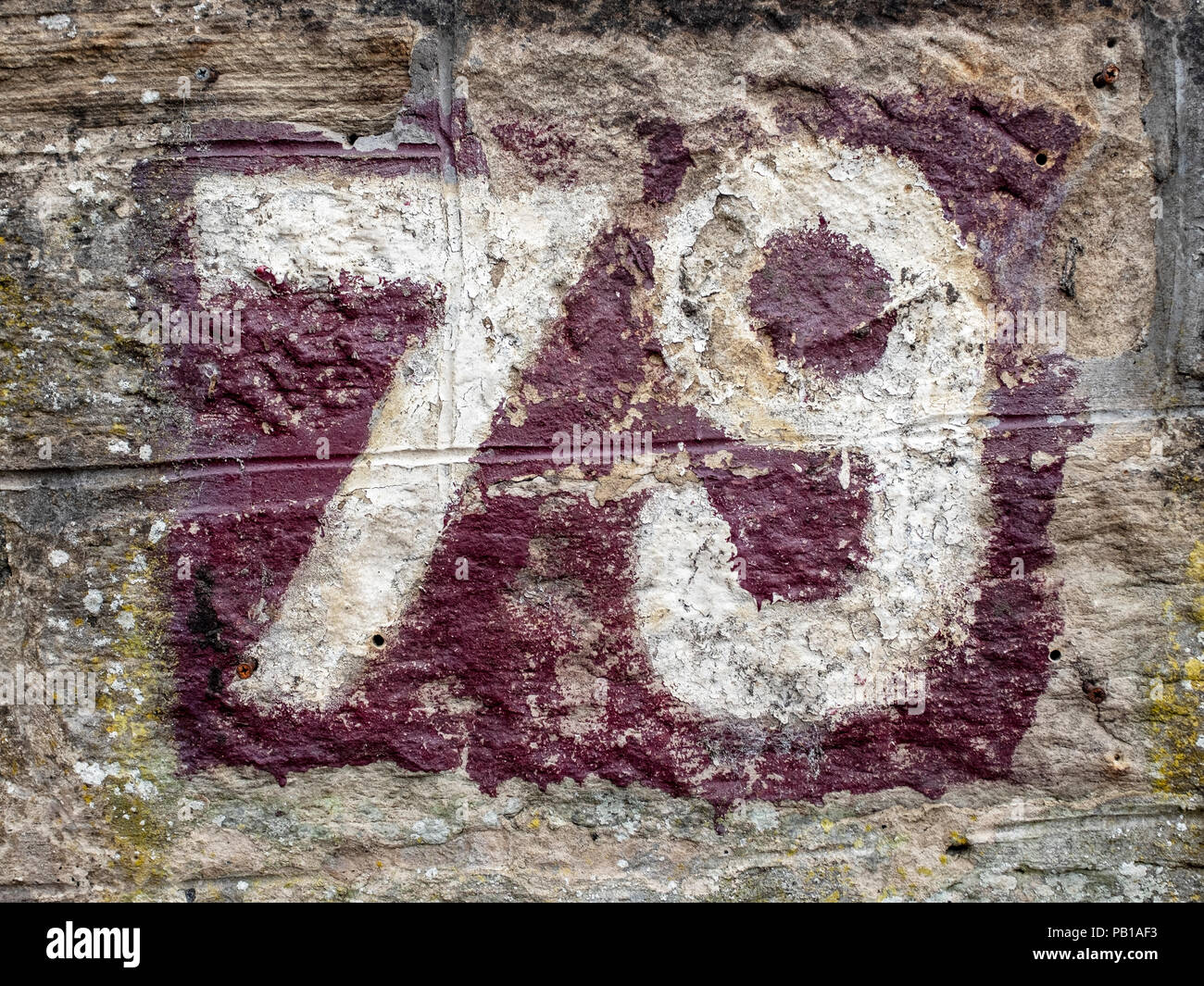Stone numbers hi-res stock photography and images - Alamy