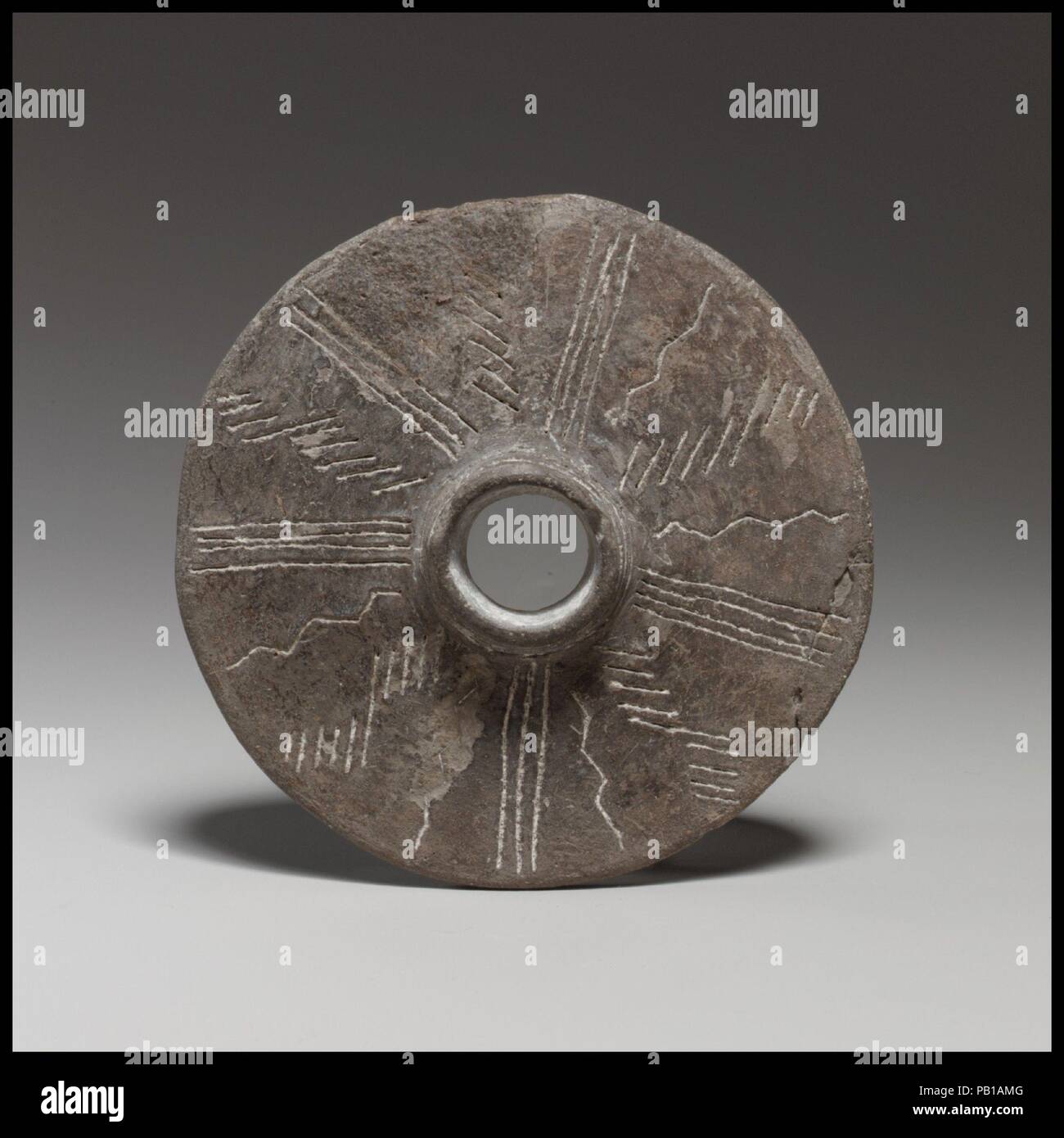 Terracotta disk. Culture: Cypriot. Dimensions: diameter 3 3/8 in. (8.6 ...