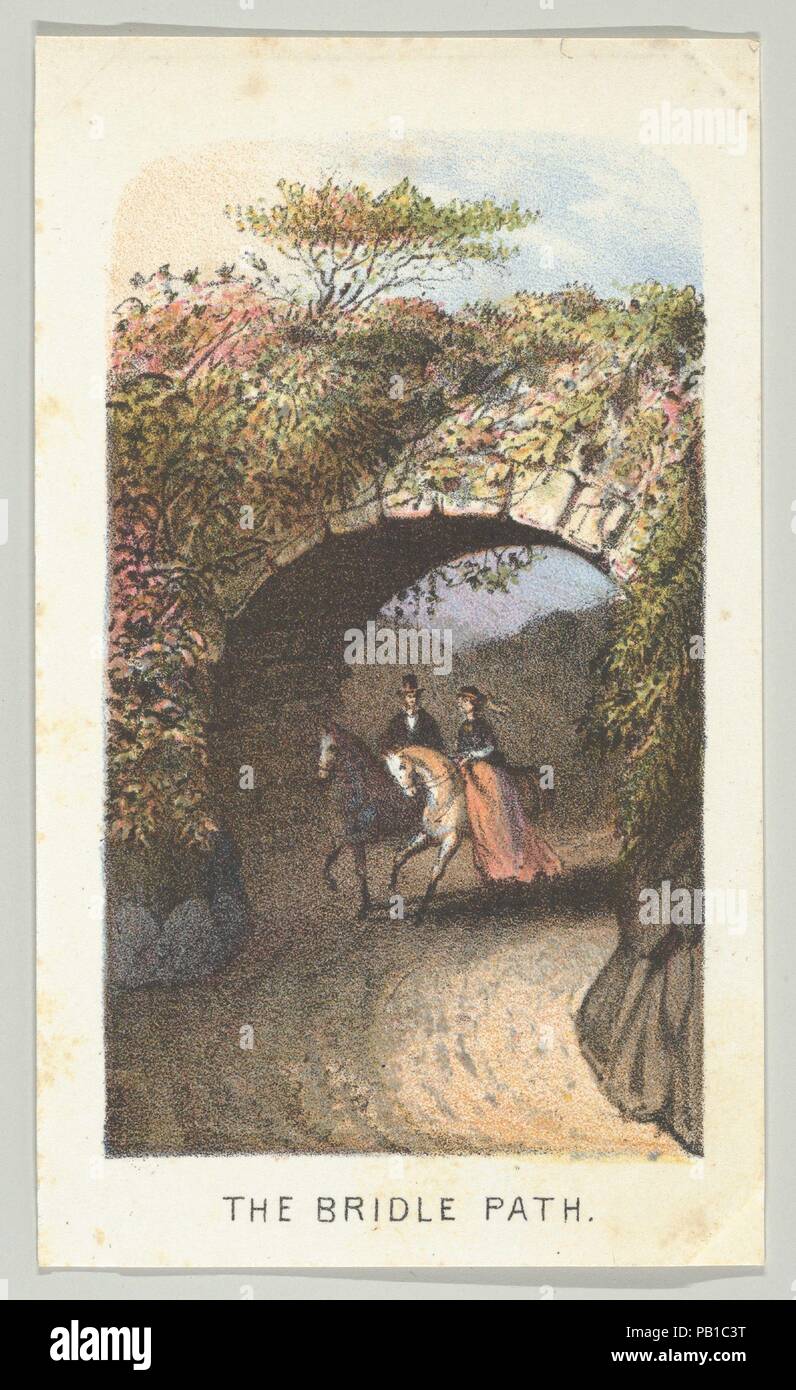 The Bridle Path, from the series, Views in Central Park, New York, Part ...