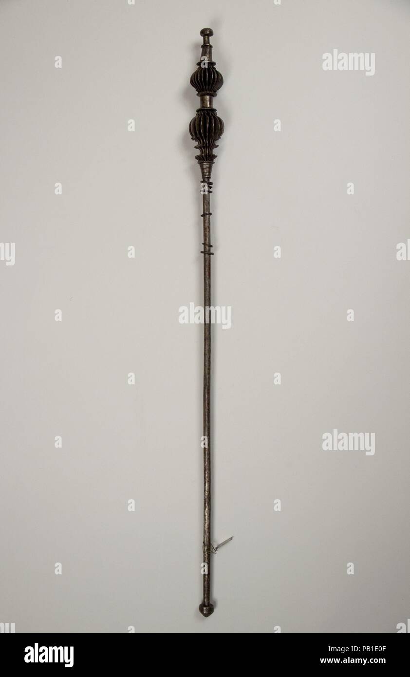 Mace. Culture: North Indian. Dimensions: H. 31 1/4 in. (79.4 cm); W. 1 ...