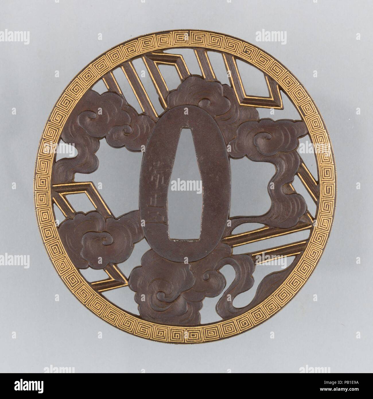 Sword Guard (Tsuba). Culture: Japanese. Dimensions: H. 3 in. (7.6 cm ...