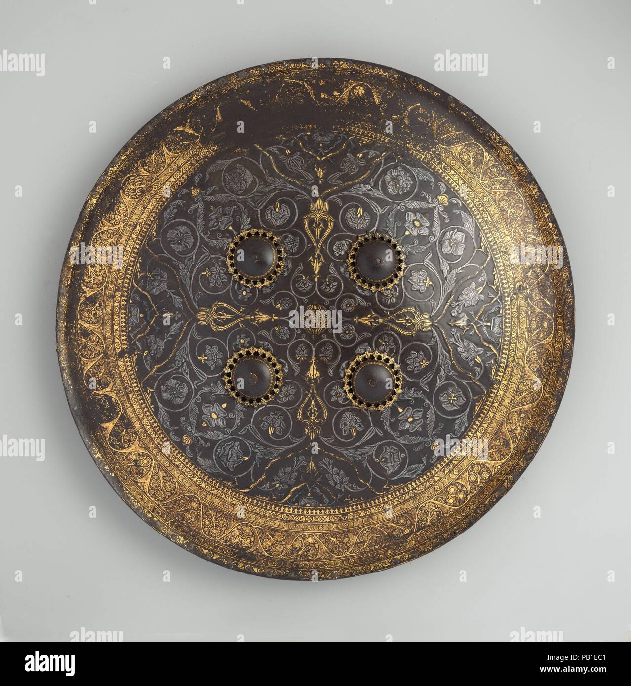 Shield. Culture: Indian. Dimensions: Diam. 19 1/4 in. (49 cm). Date ...