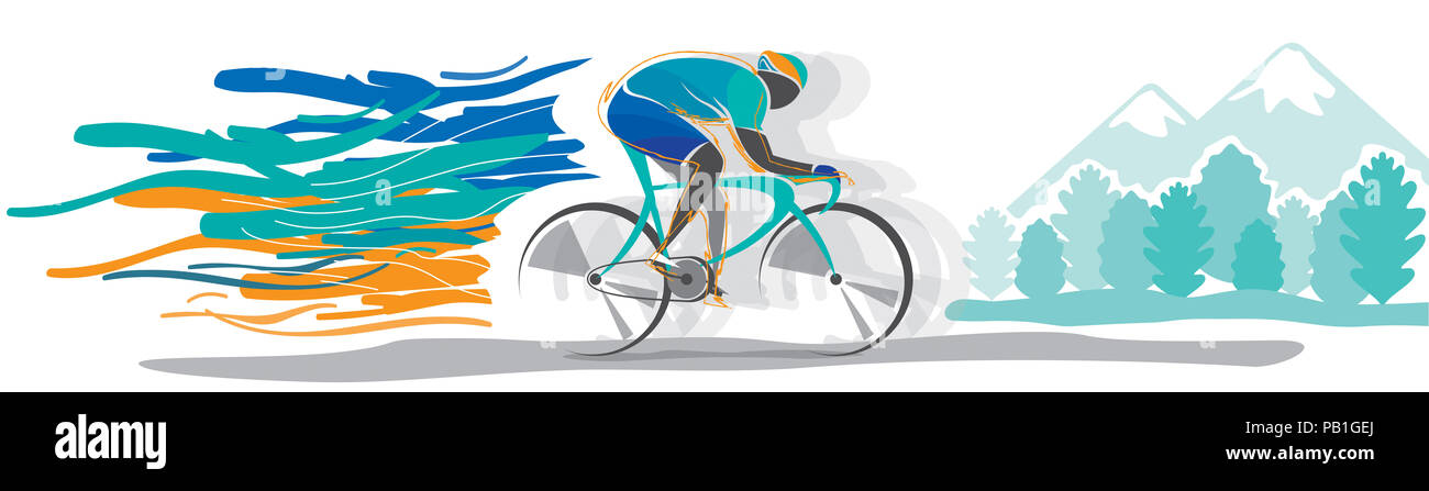 Bicycle championship vector Stock Photo - Alamy