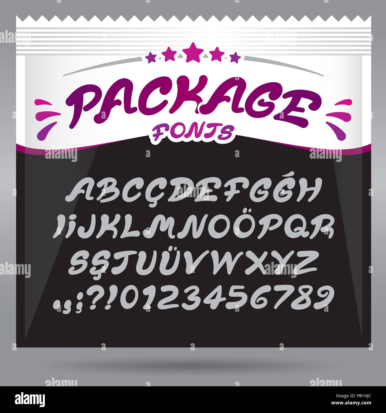 Freestyle font family Stock Photo - Alamy