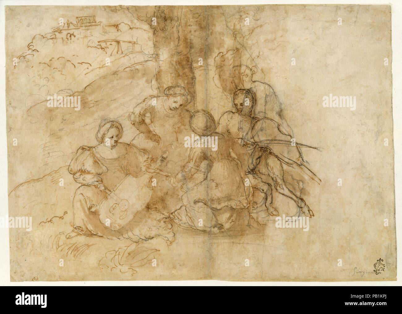 Giorgione concert hi-res stock photography and images - Alamy
