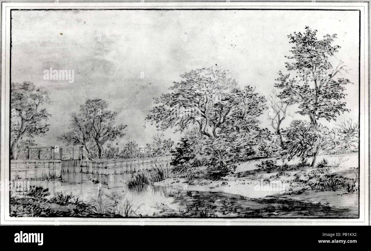 Landscape with a Bridge. Artist: Flanders (mid-seventeenth century ...