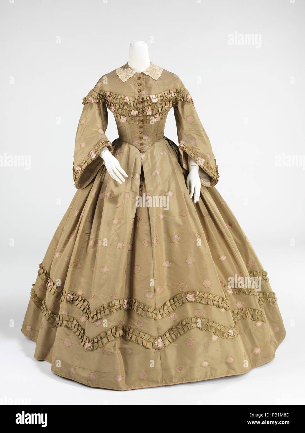 Afternoon dress. Culture: American. Date: ca. 1862. The female ...