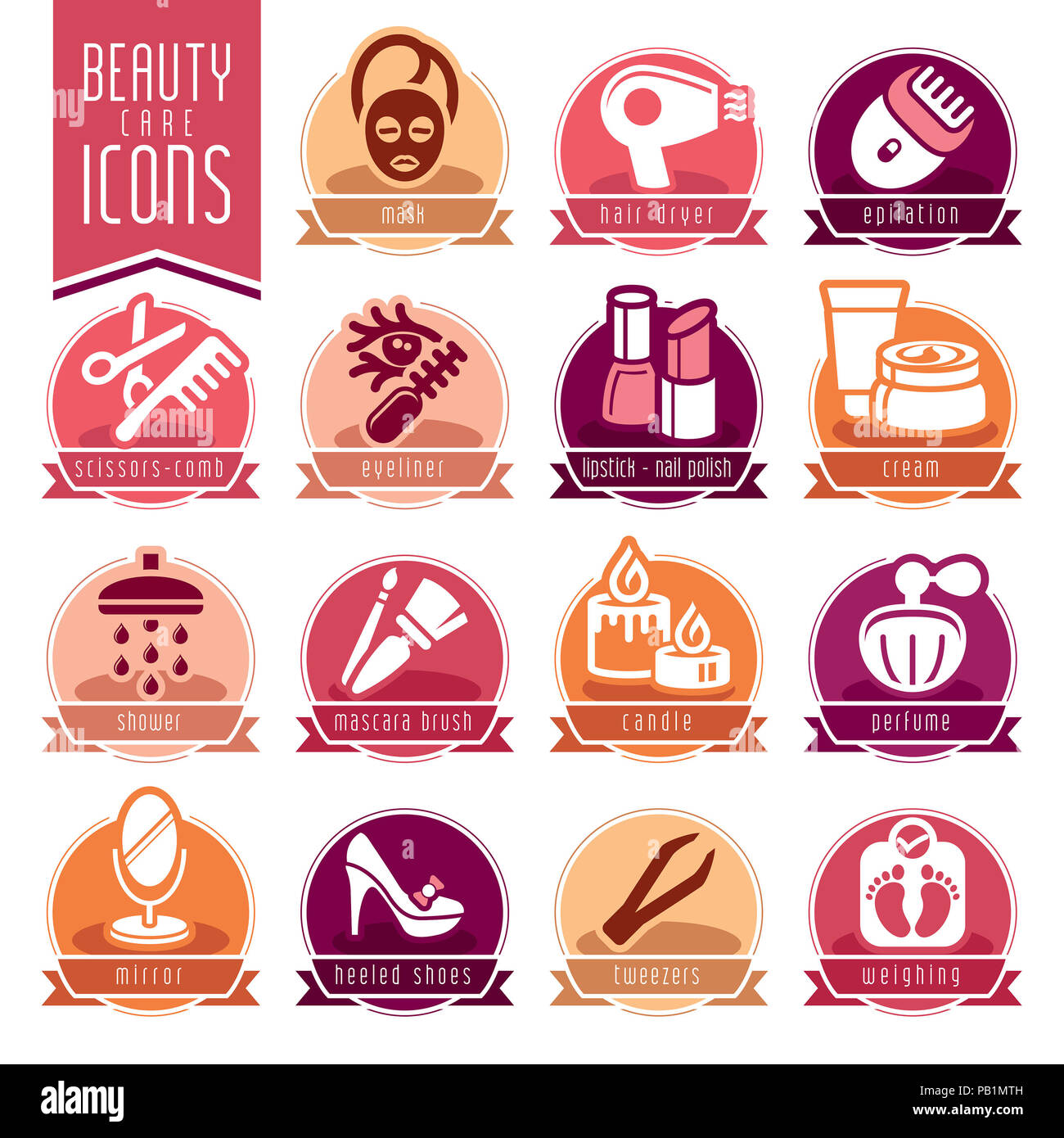 Skin care cream mirror Cut Out Stock Images & Pictures - Alamy