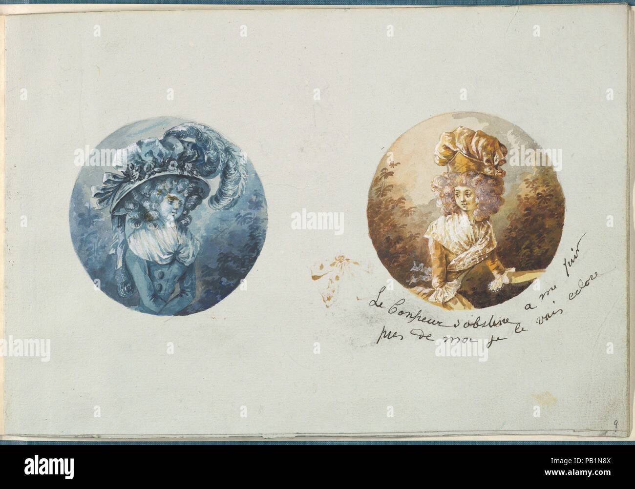 Two round portraits hi-res stock photography and images - Alamy