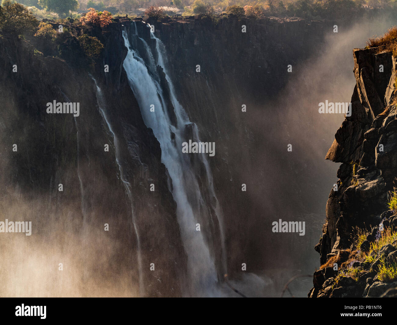 The Victoria Falls in Zimbabwe, Africa Stock Photo - Alamy