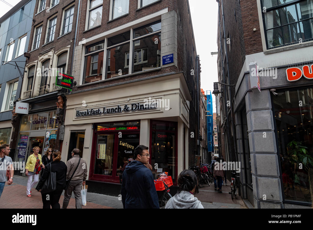 Sign cafe bar amsterdam hi-res stock photography and images - Alamy