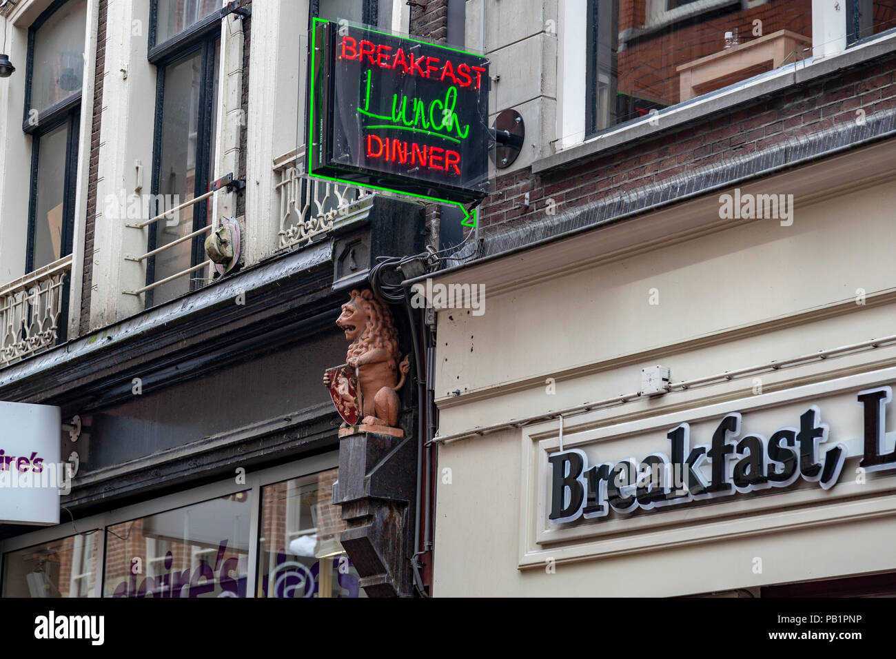Sign cafe bar amsterdam hi-res stock photography and images - Alamy