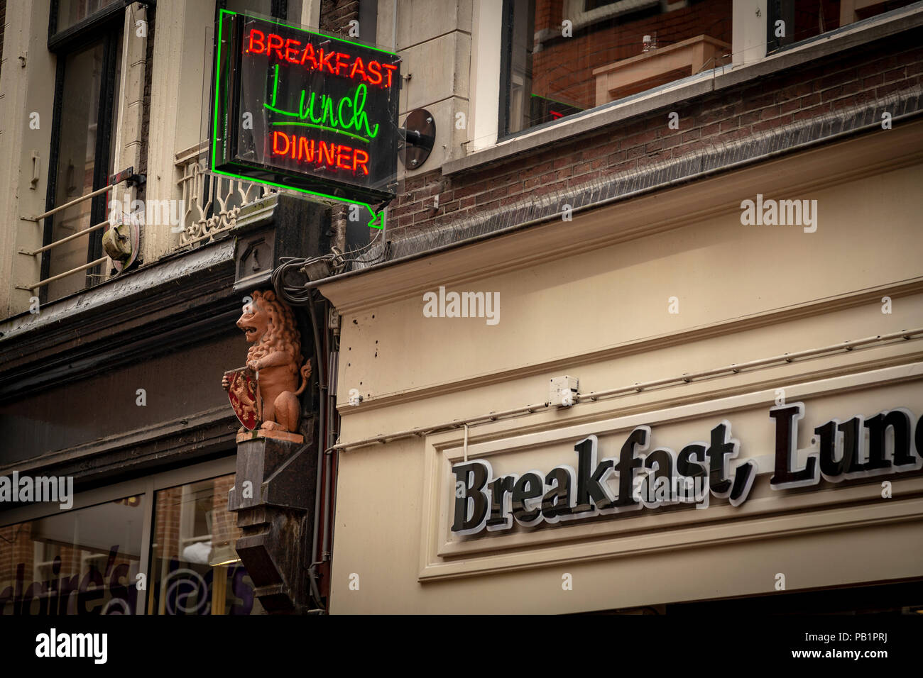 Sign cafe bar amsterdam hi-res stock photography and images - Alamy