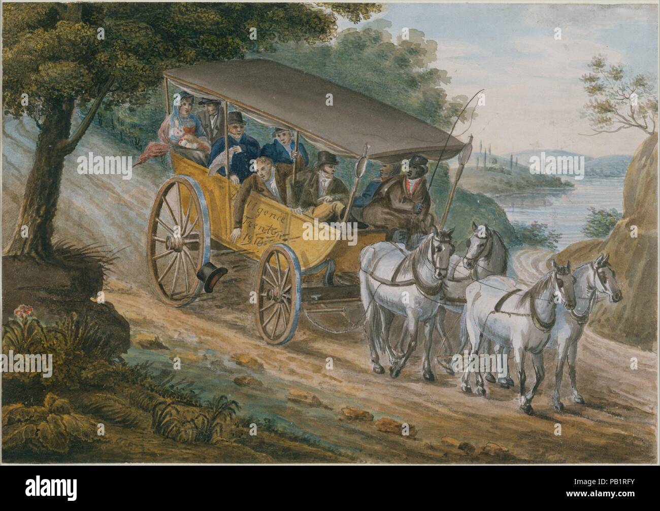 Stagecoach 19th century usa hi-res stock photography and images - Alamy