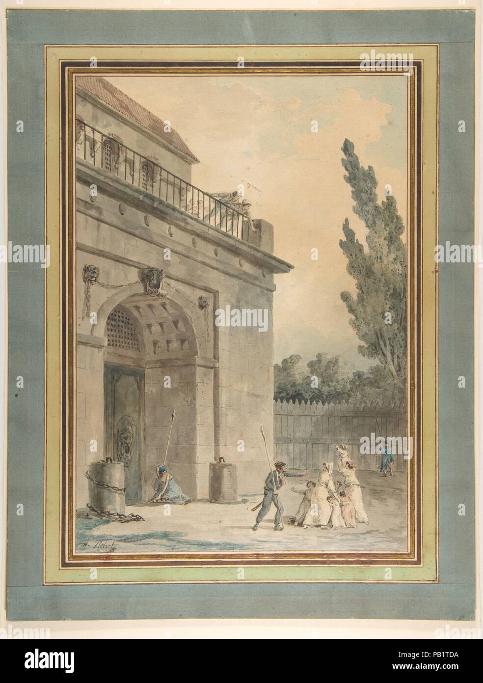 Louvre museum 1793 hi-res stock photography and images - Alamy