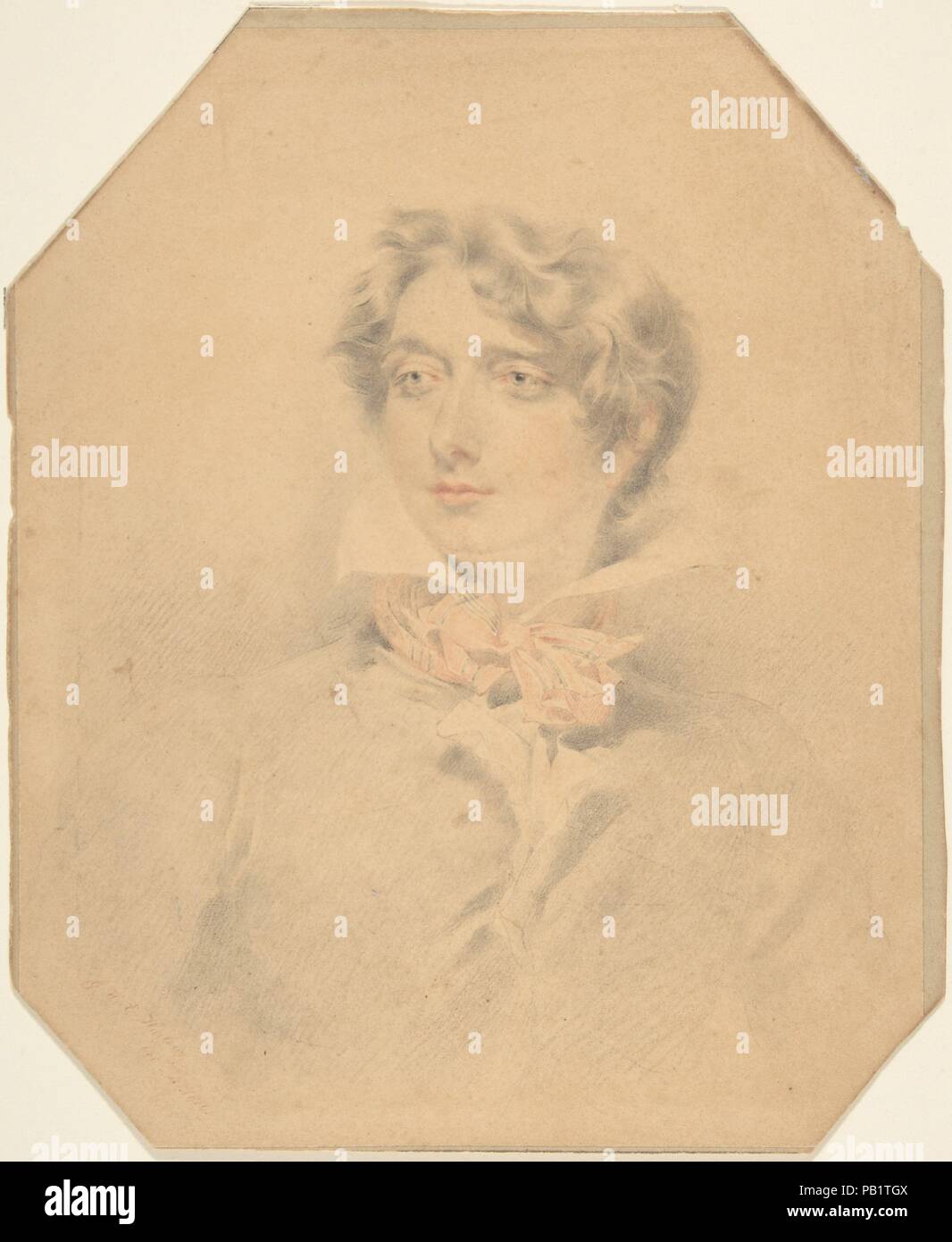 Portrait Head. Artist: George Henry Harlow (British, London 1787-1819 ...