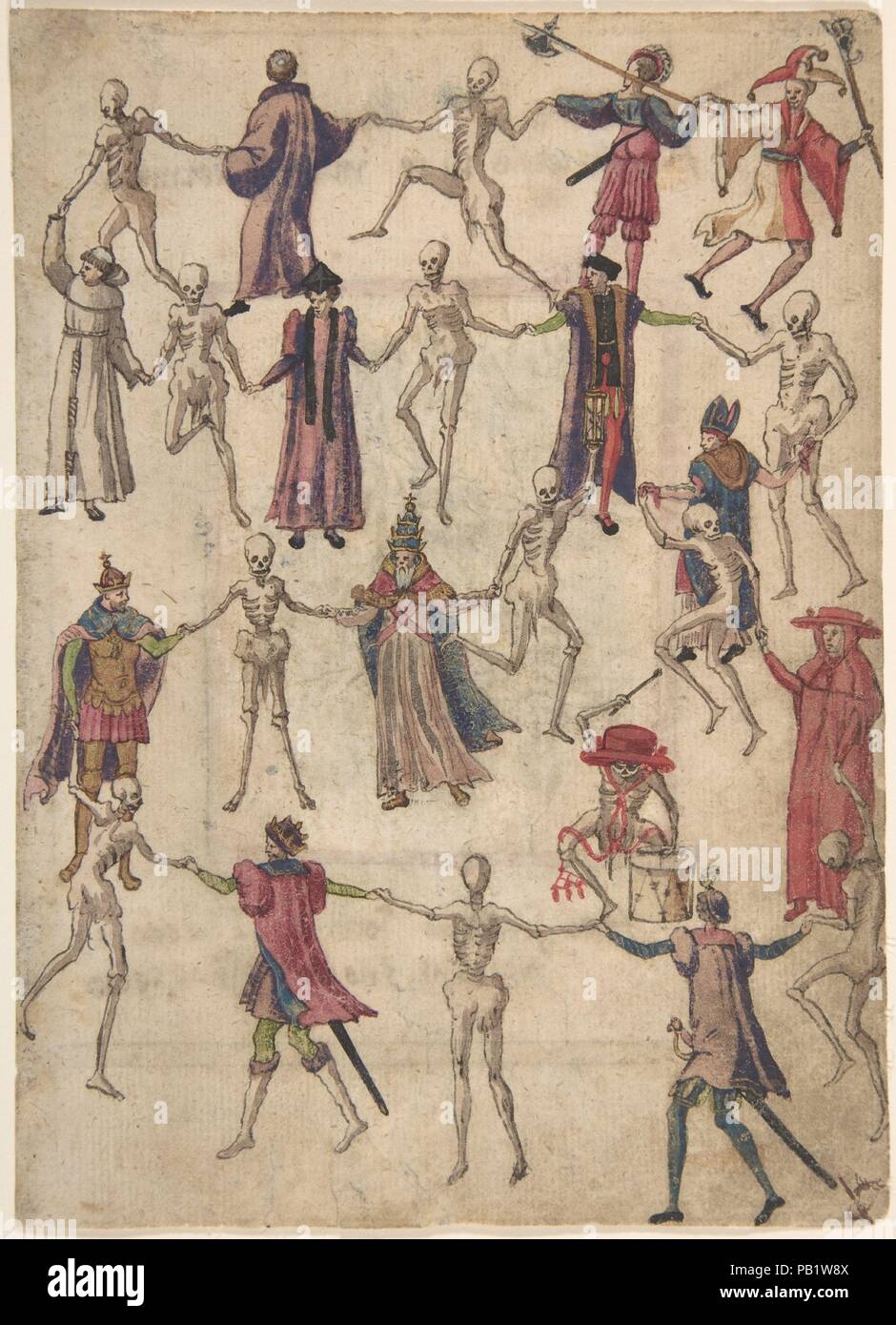 The Dance of Death. Artist: Anonymous, German, 16th century. Dimensions ...