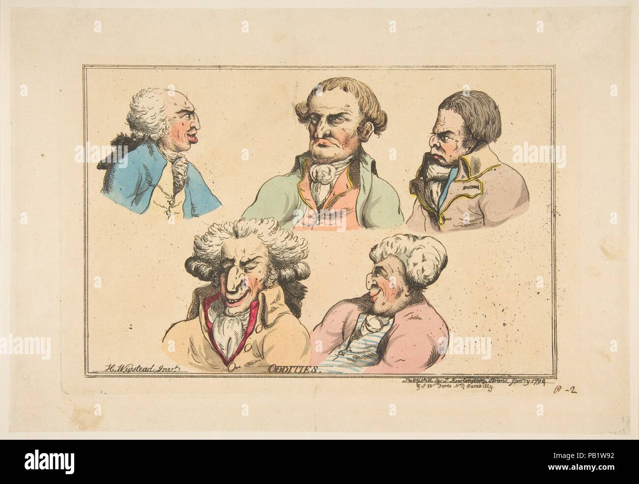 Oddities. Artist: After Henry Wigstead (British, 1745?-1800 Margate ...